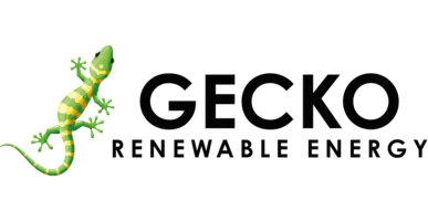 Gecko Renewable Energy Logo. Renewable energy including solar panel ...
